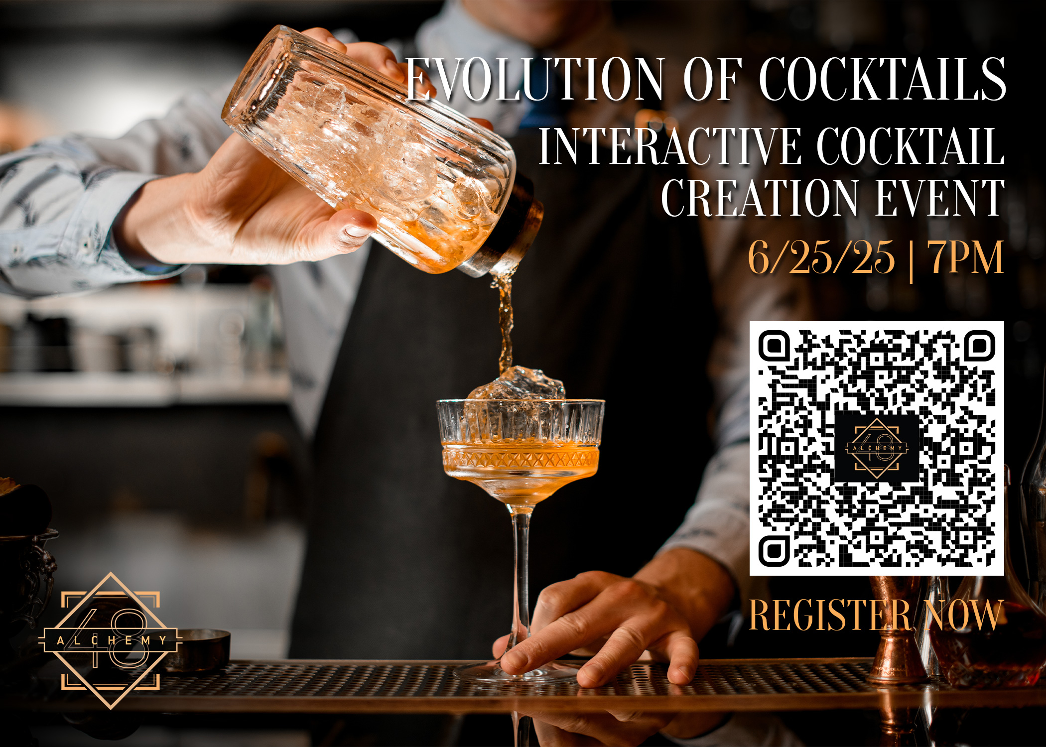 Evolution of Cocktails - Interactive Cocktail Creation Event | Alchemy ...